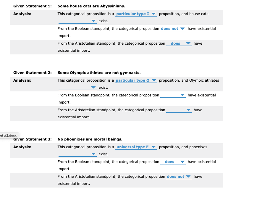 1. Existential Import - Aristotle and Boole If a | Chegg.com