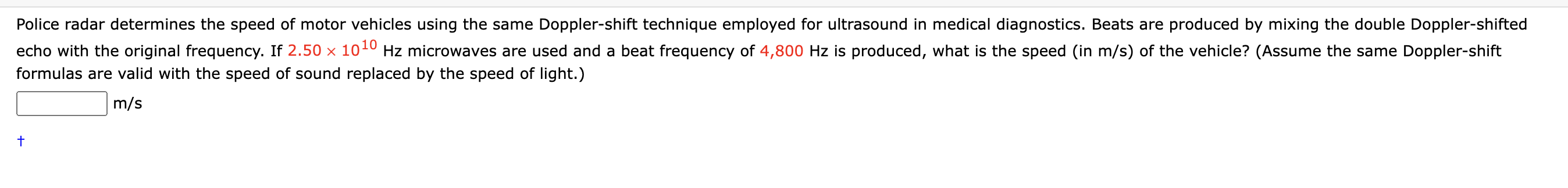 Solved formulas are valid with the speed of sound replaced | Chegg.com