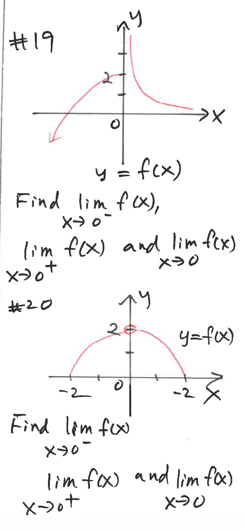 Solved #19 74 >X = f(x) Find lim f(x), X>09 lim f(x) and lim | Chegg.com