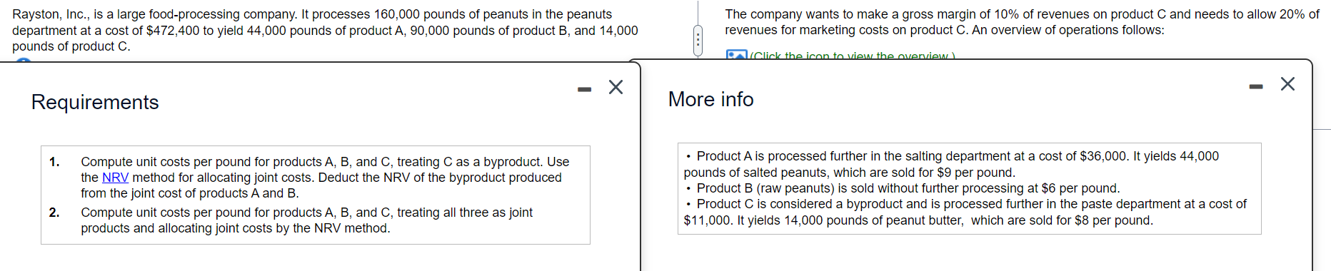 Solved Rayston, Inc., is a large food-processing company. It | Chegg.com