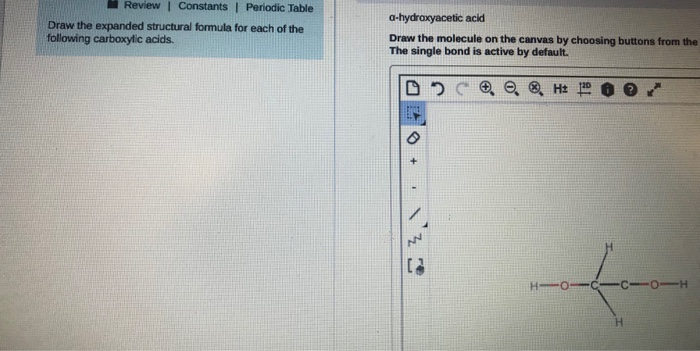 Solved Review I Constants I Periodic Table Draw the expanded | Chegg.com