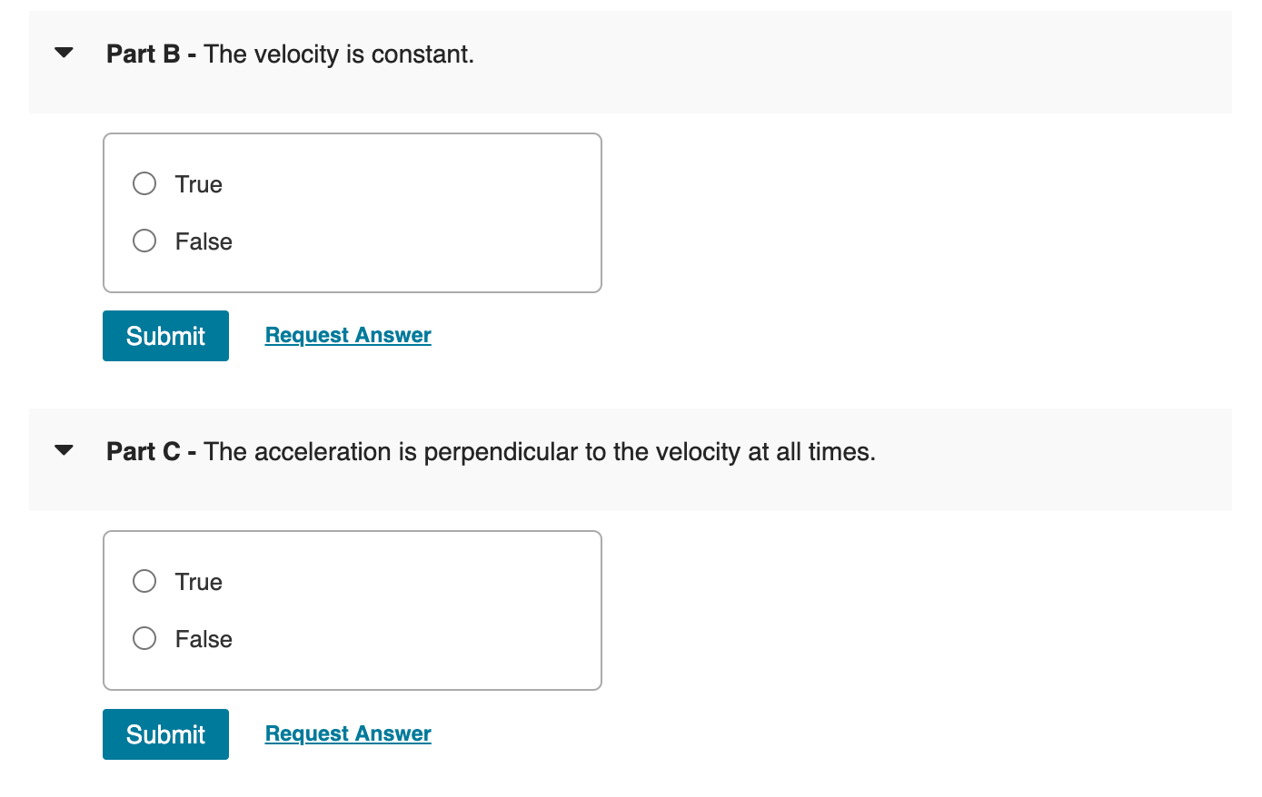 Solved A particle revolves with constant speed around a | Chegg.com