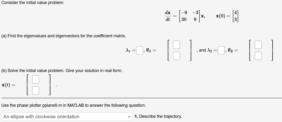 Solved Consider the initial value problem | Chegg.com