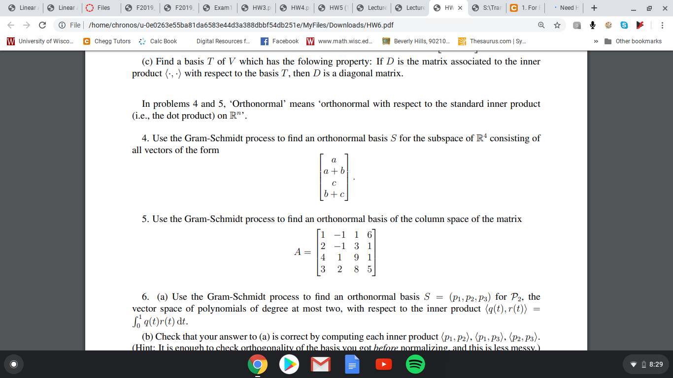 Solved S:\Trar 1. For El · Need H + - x + W Linear Linear | Chegg.com