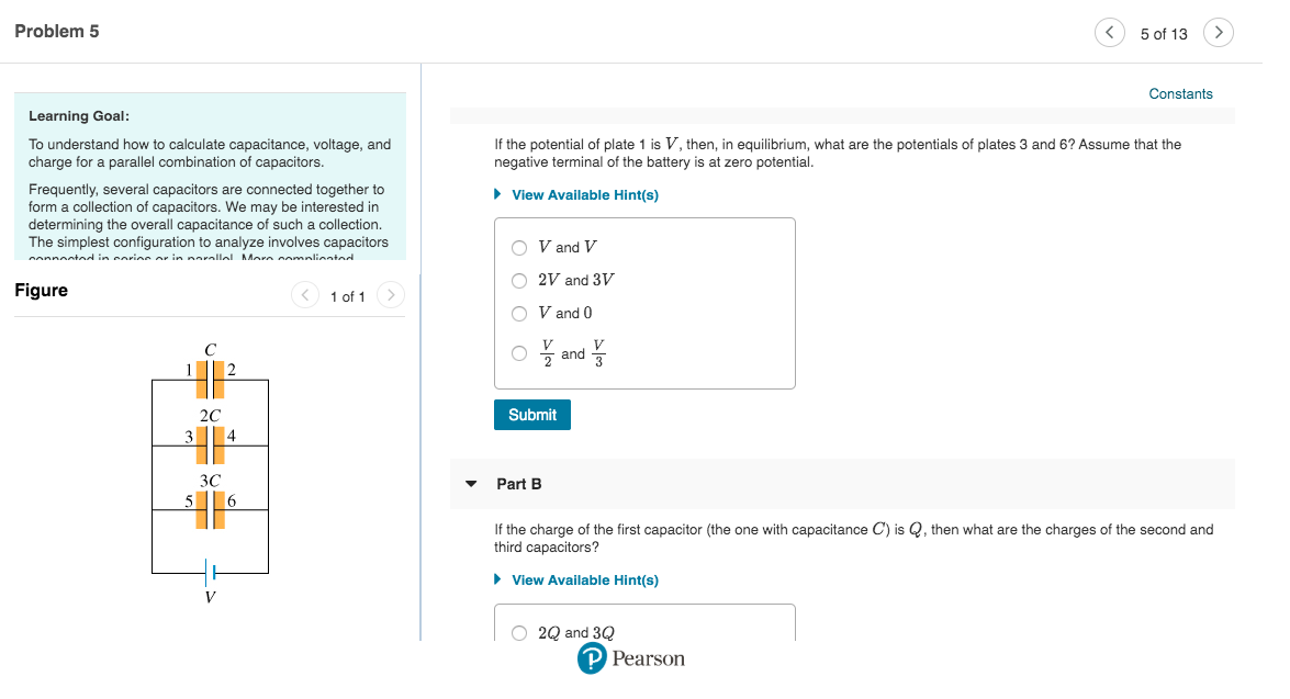 Solved Problem 5 5 Of 13 Constants Learning Goal If Th 