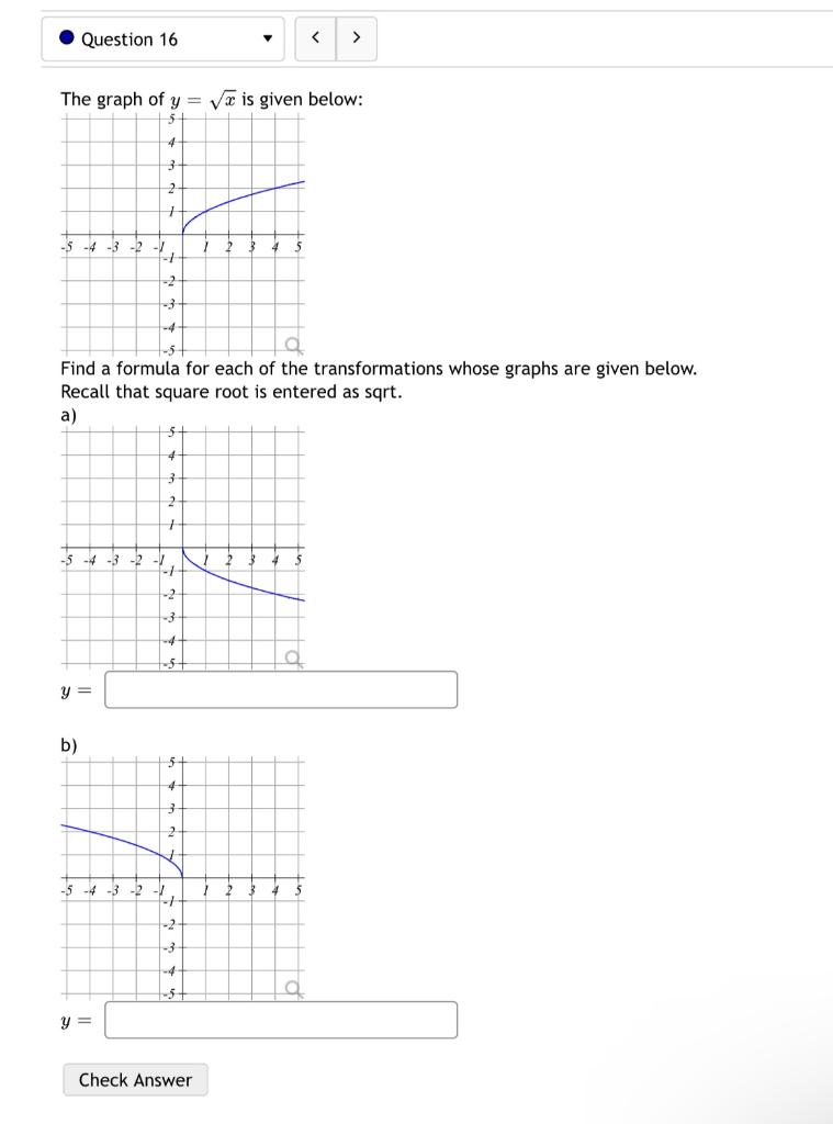Solved Question 15 Let f(x) 4vx If g(x) is the graph of | Chegg.com