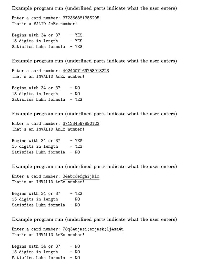 Solved 3. (12 points) Credit card numbers are not completely | Chegg.com