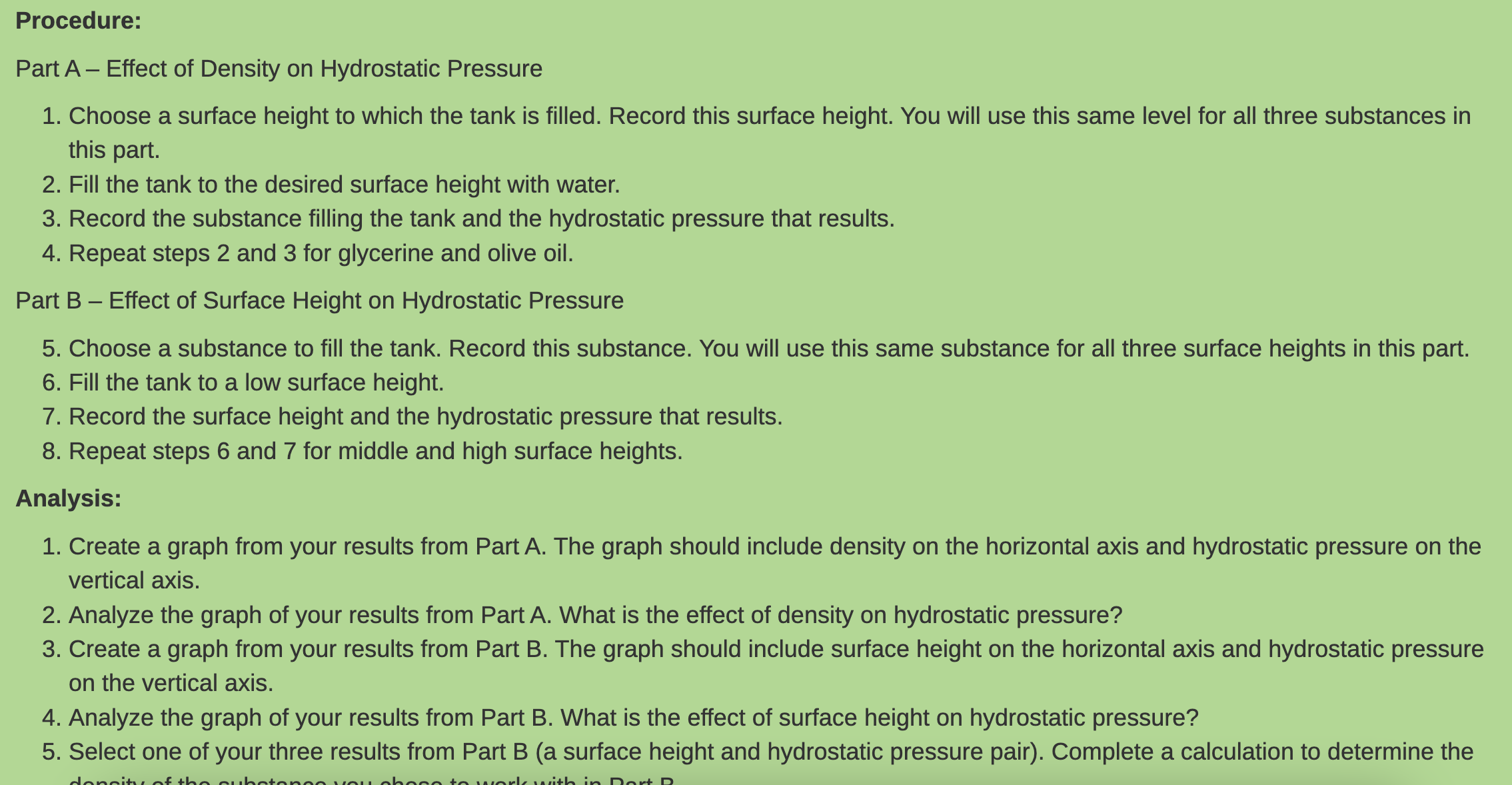 Solved Use the interactive tank simulation below to | Chegg.com