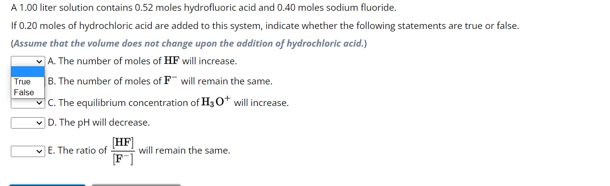 Solved A 1.00 liter solution contains 0.52 moles | Chegg.com