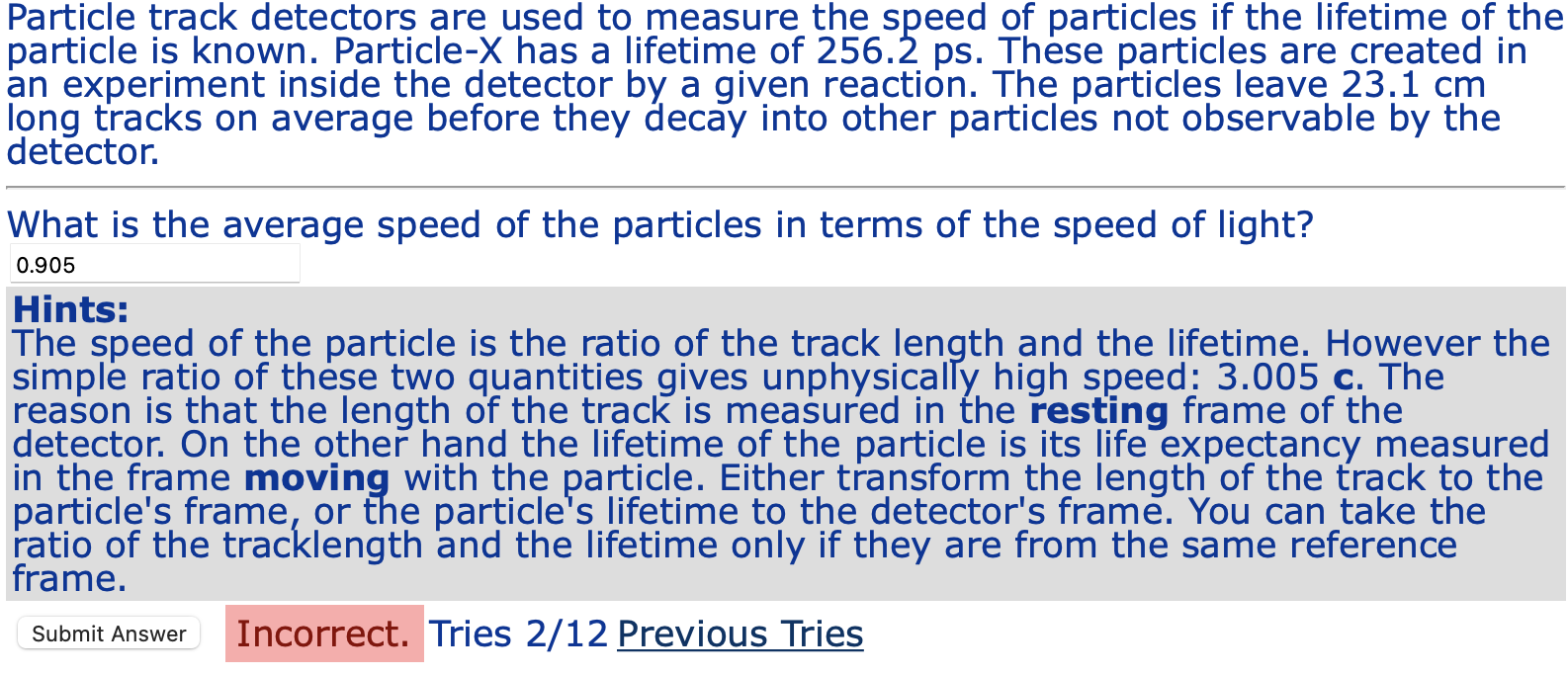Solved Particle track detectors are used to measure the | Chegg.com