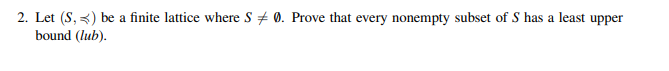 Solved 2. Let (S,