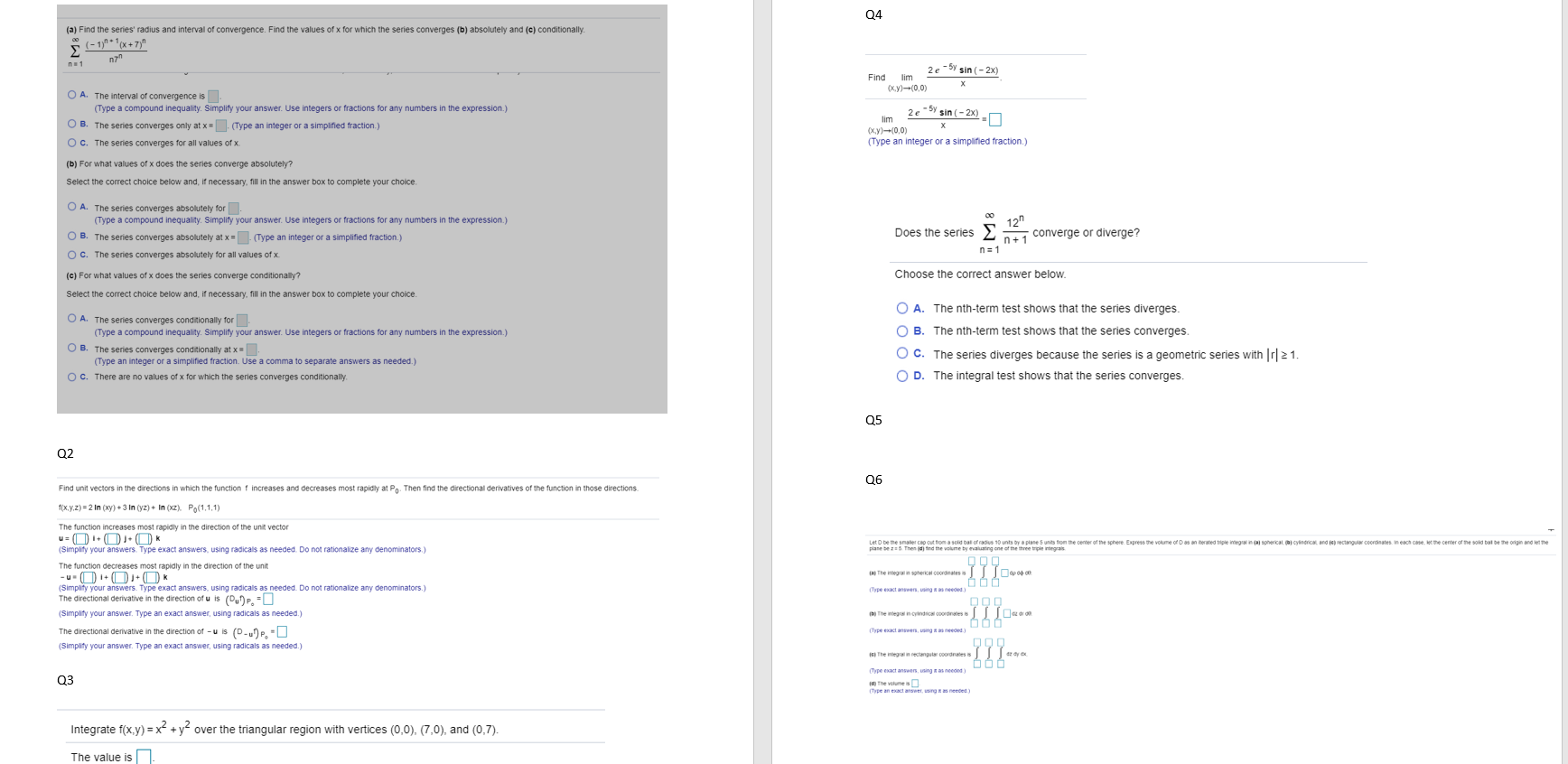 Solved Q4 2e - 5y sin ( - 2x) Find lim X (x,y)-(0,0) 2e -5y | Chegg.com
