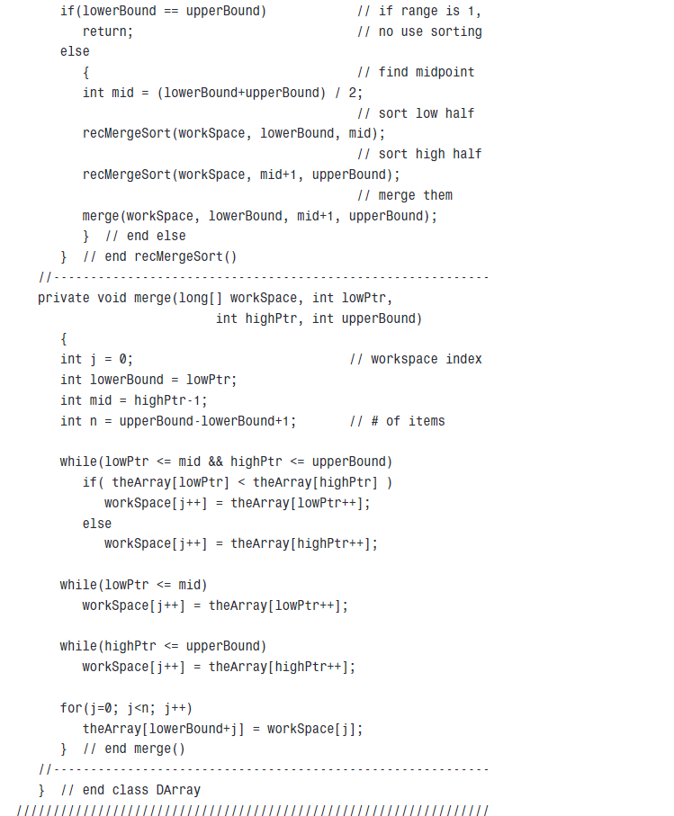 Solved Question 1 5 pts Consider the recursive mergeSort | Chegg.com