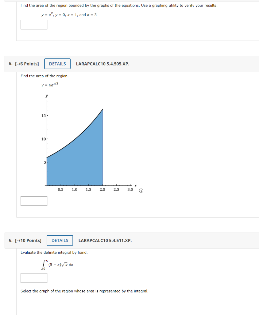 Solved Find the area of the region bounded by the graphs of | Chegg.com
