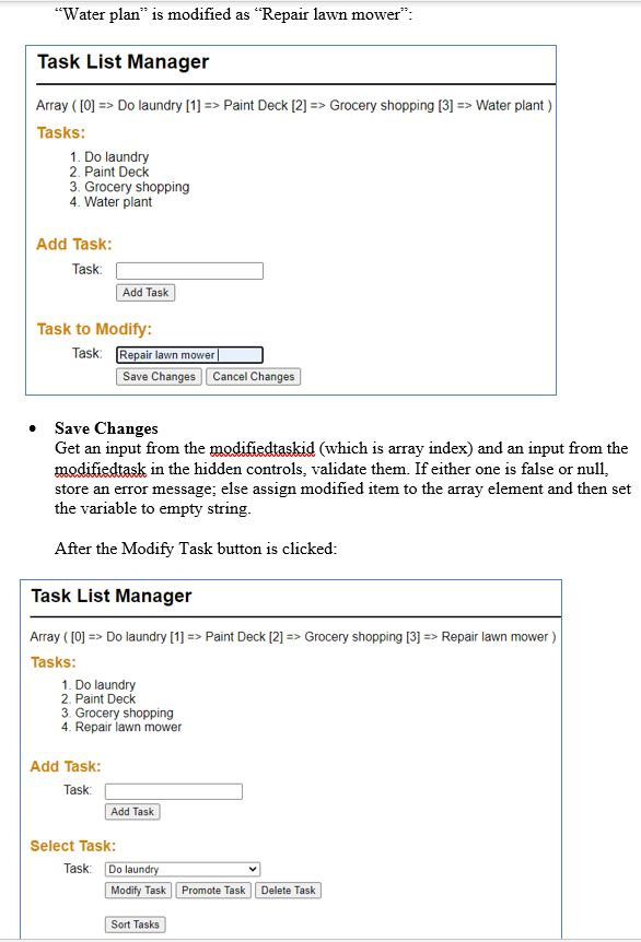 Solved /*index.php*/ /*get tasklist array from POST 1) | Chegg.com