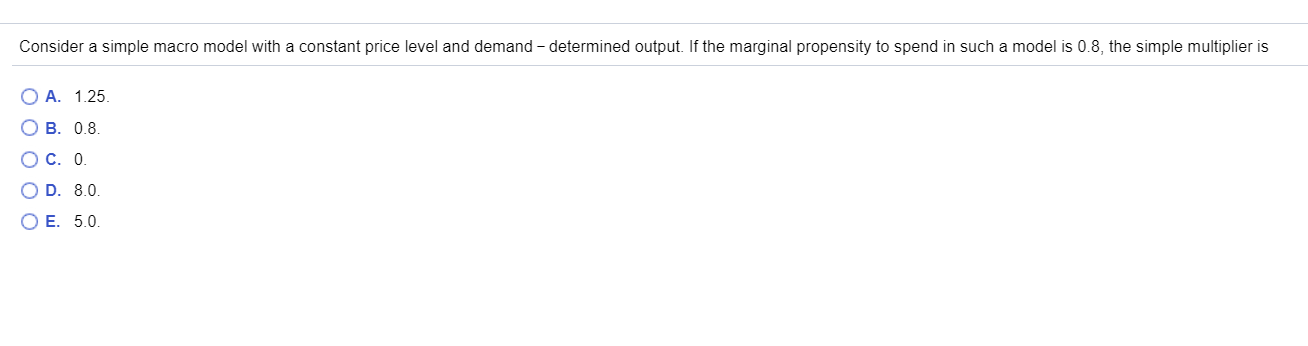 Solved In the simple macroeconomic model, what are | Chegg.com