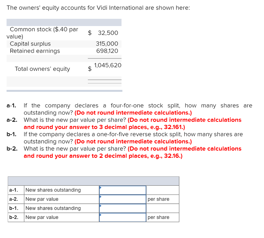 Solved The owners' equity accounts for Vidi International | Chegg.com