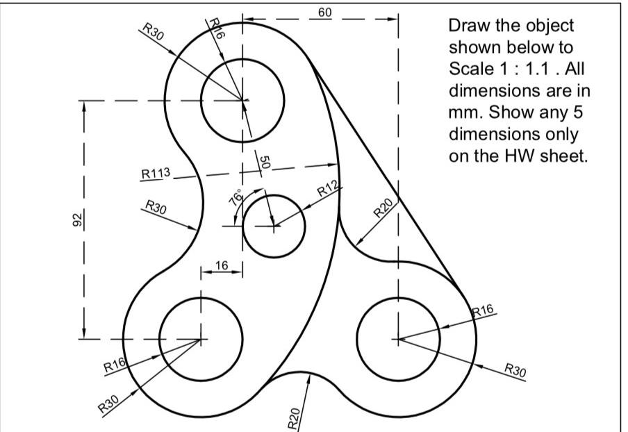Solved Can you draw this in autocad and show every step you | Chegg.com