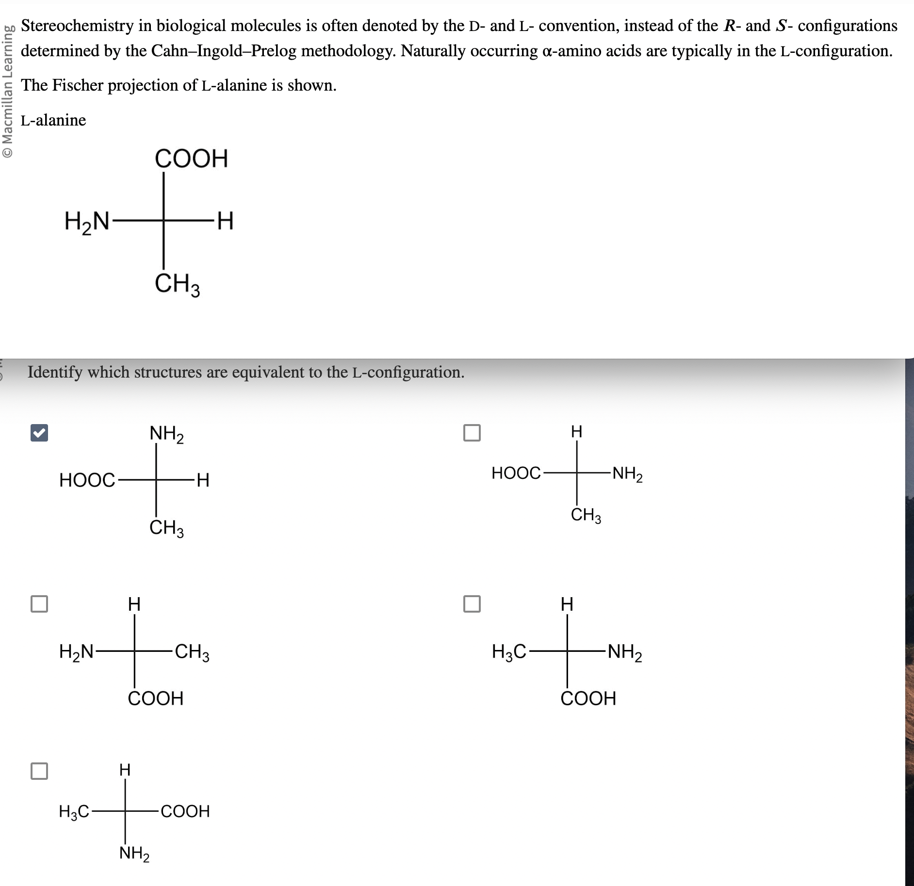 Identify which structures are equivalent to the | Chegg.com
