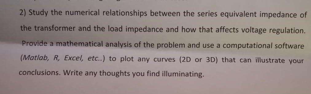 Solved 2) Study the numerical relationships between the | Chegg.com