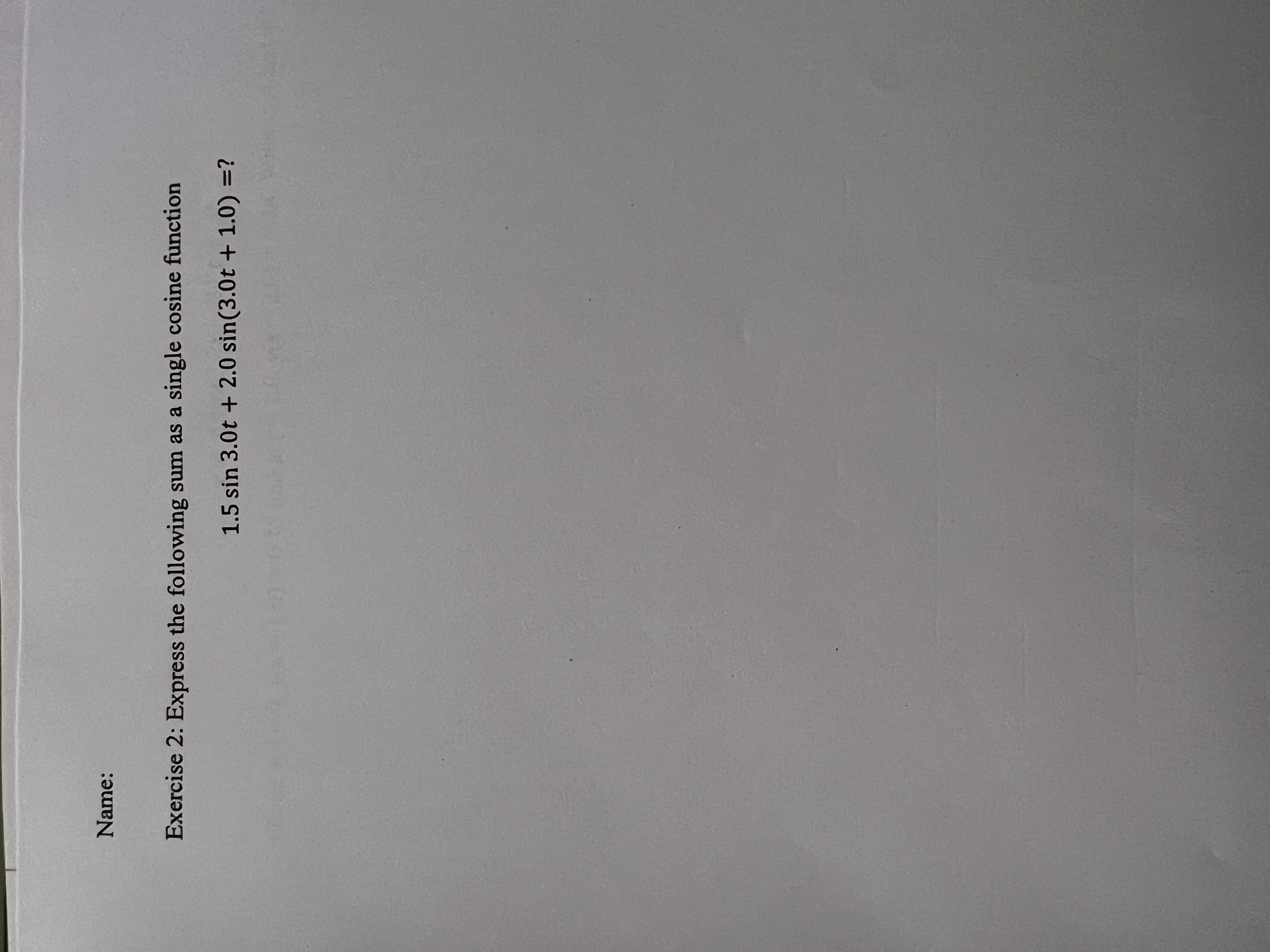 Solved Exercise 2: Express the following sum as a single | Chegg.com