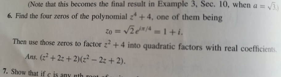 Solved (Note that this becomes the final result in Example | Chegg.com