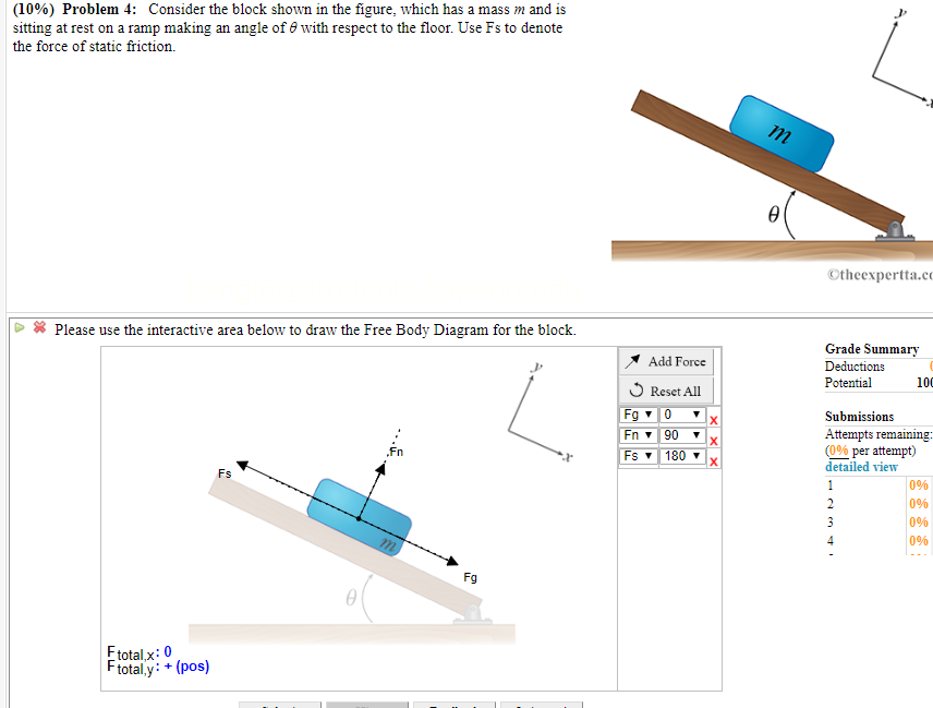 Solved 10 Problem 4 Consider The Block Shown In The F