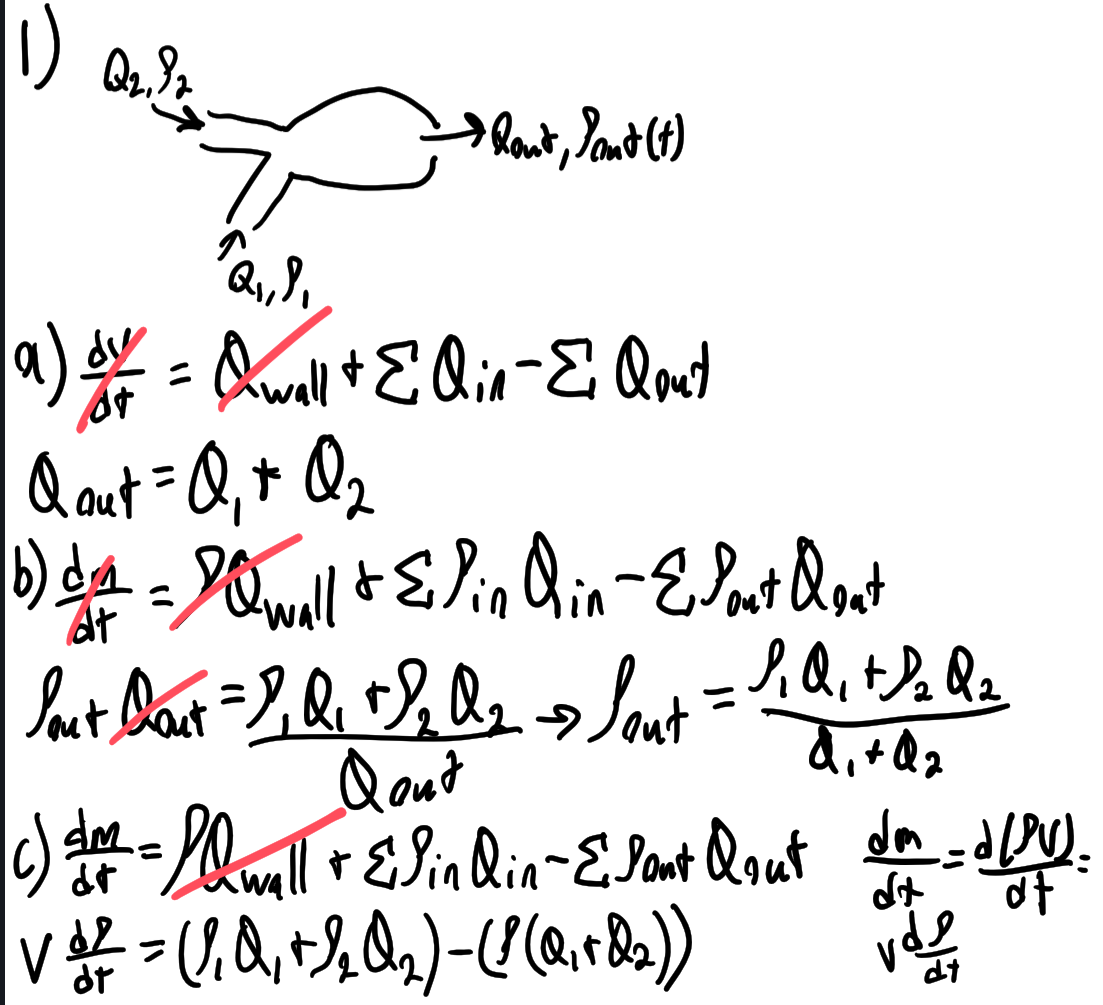 Solved Blood with a density of ρ1 flows into the left | Chegg.com