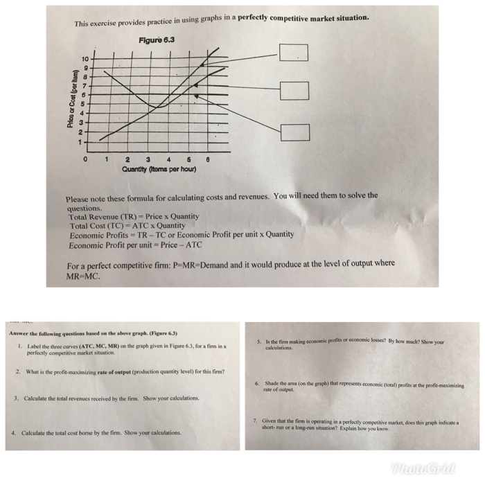 Solved vides practice in using graphs in a perfectly | Chegg.com
