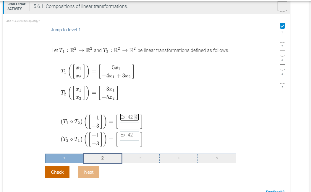 Solved Jump to level 1 Let T1:R2→R2 and T2:R2→R2 be linear | Chegg.com