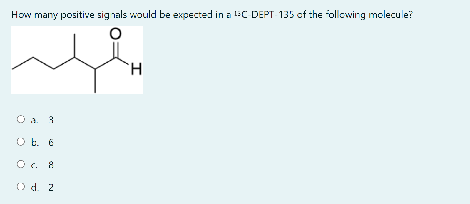 Solved How many positive signals would be expected in a 13 | Chegg.com