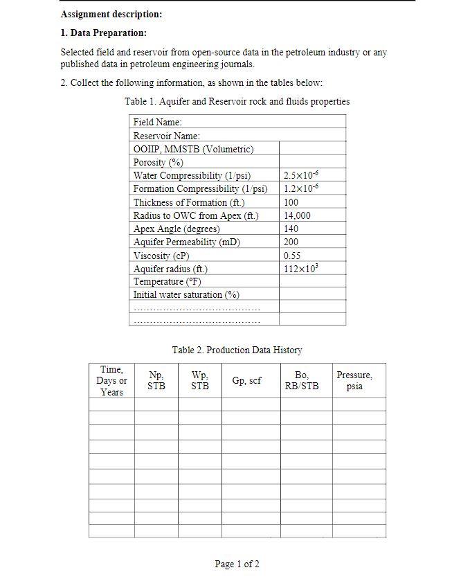 Assignment description: 1. Data Preparation: Selected | Chegg.com