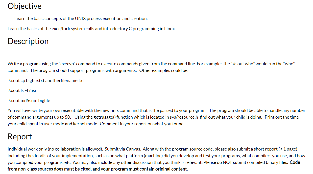 Objective Learn The Basic Concepts Of The Unix 7461