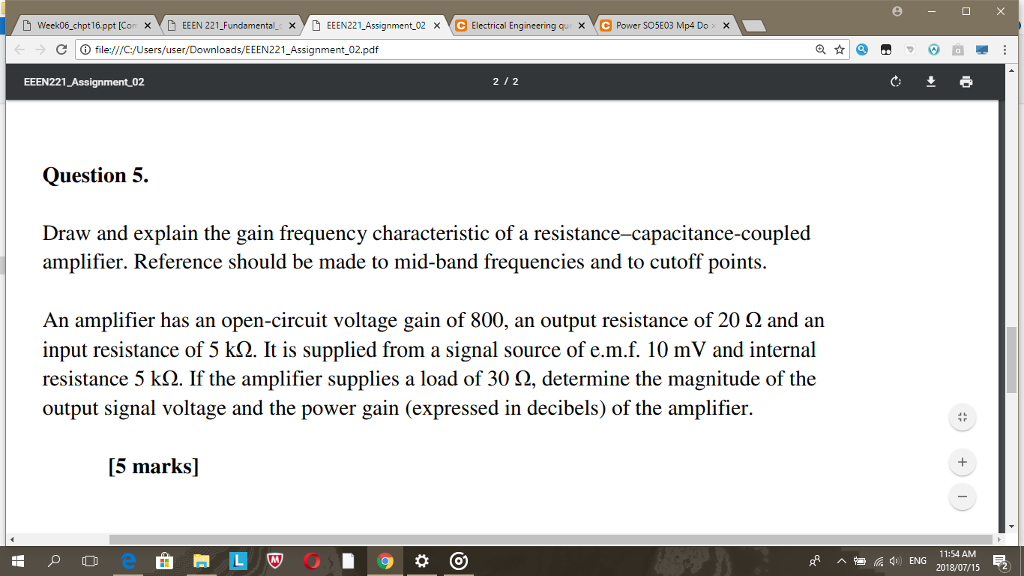 Solved Week06 Chpt16.ppt [Co × EEN 221-Fundamental- ? | Chegg.com