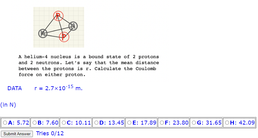 Solved A helium-4 nucleus is a bound state of 2 protons and | Chegg.com | Chegg.com