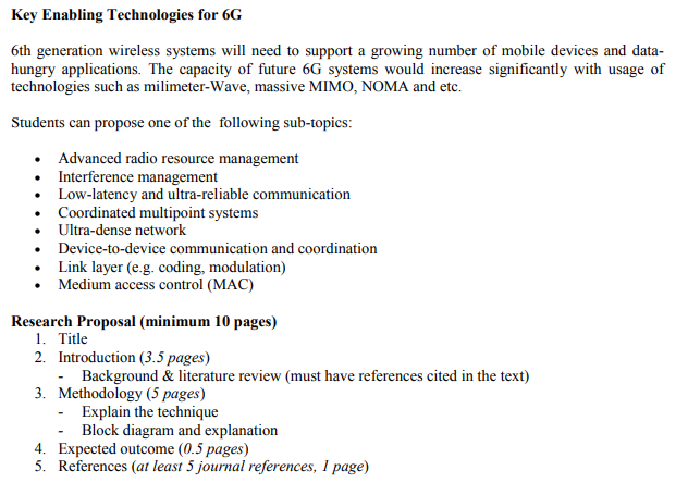 Solved Key Enabling Technologies for 6G 6th generation | Chegg.com