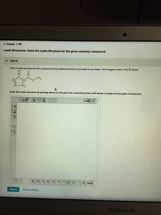 Solved Chapter 1 HW Lewis Structures: Draw the Lewis | Chegg.com