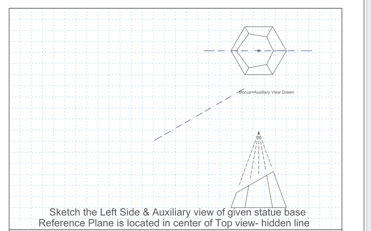 Please draw the missing left side view and isometric | Chegg.com