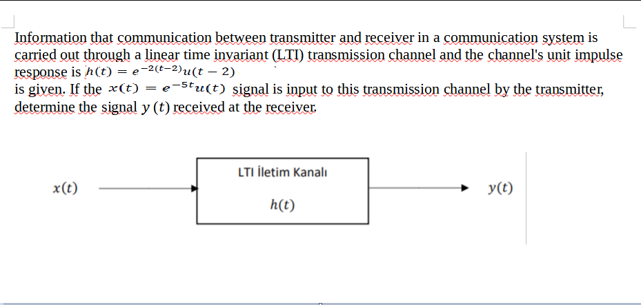 Solved Information that communication between transmitter | Chegg.com