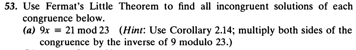 Solved Corollary 2.14: Let p be a prime number and let a∈Z. | Chegg.com Solved Corollary 2.14: Let p be a prime number and let a∈Z. | Chegg.com