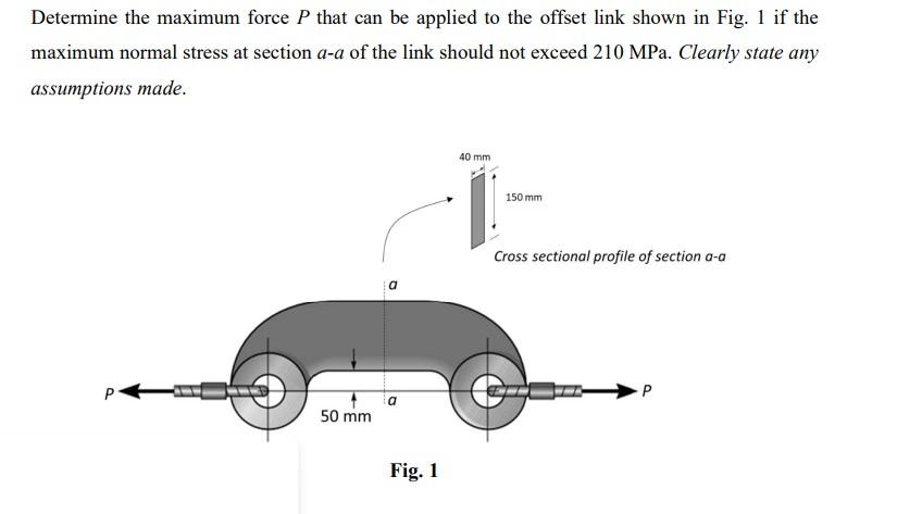 Solved Determine the maximum force P that can be applied to | Chegg.com