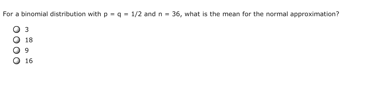 Solved For A Binomial Distribution With P Q 1 2 And N