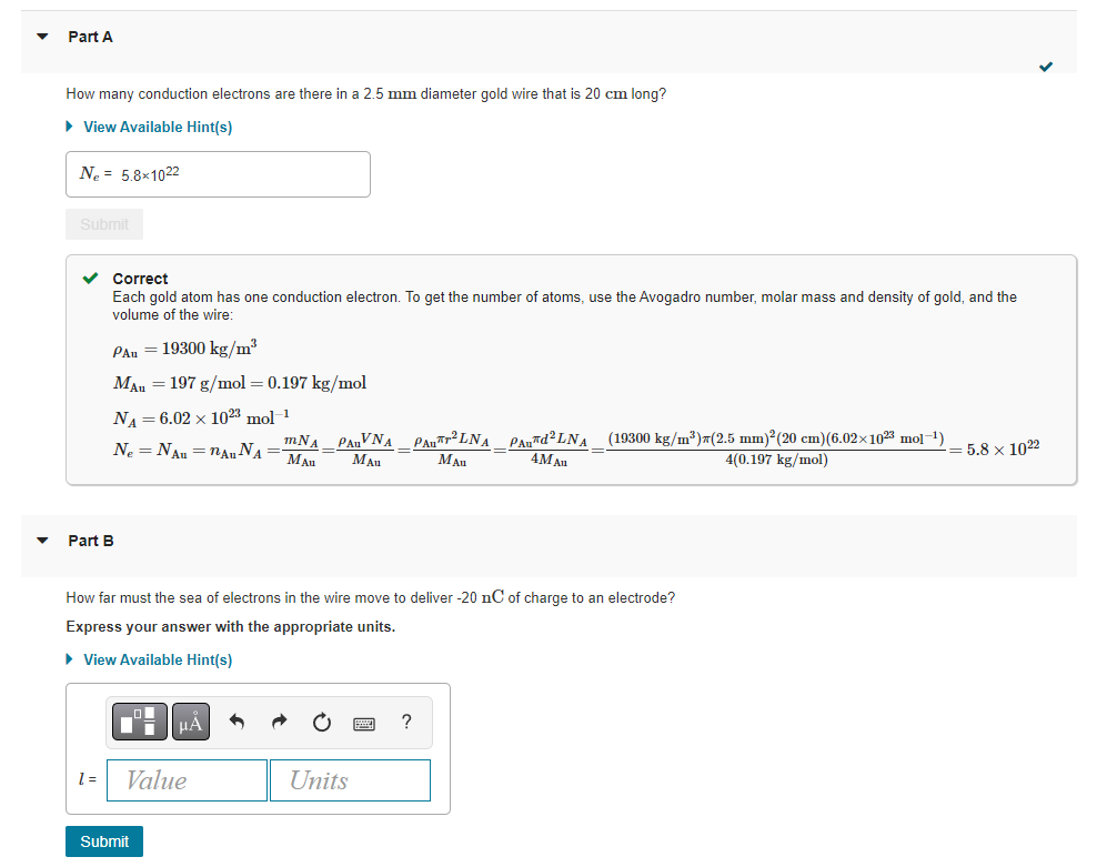 Solved How many conduction electrons are there in a 2.5 mm | Chegg.com
