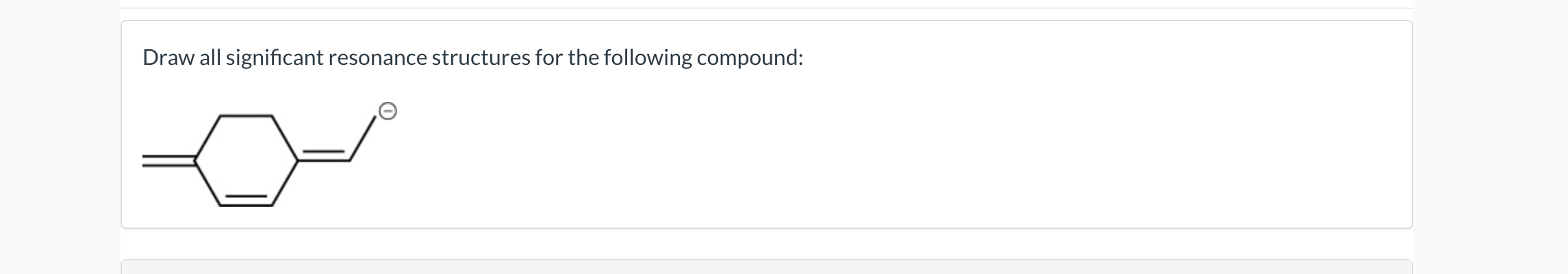 Solved Draw all significant resonance structures for the | Chegg.com