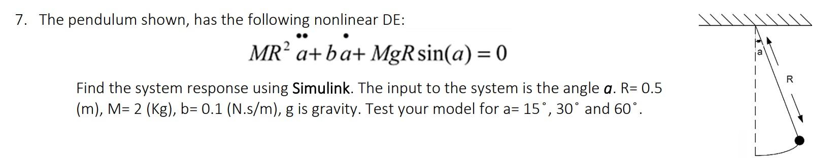 Solved Please solve this by using simulink. This is the 3rd | Chegg.com