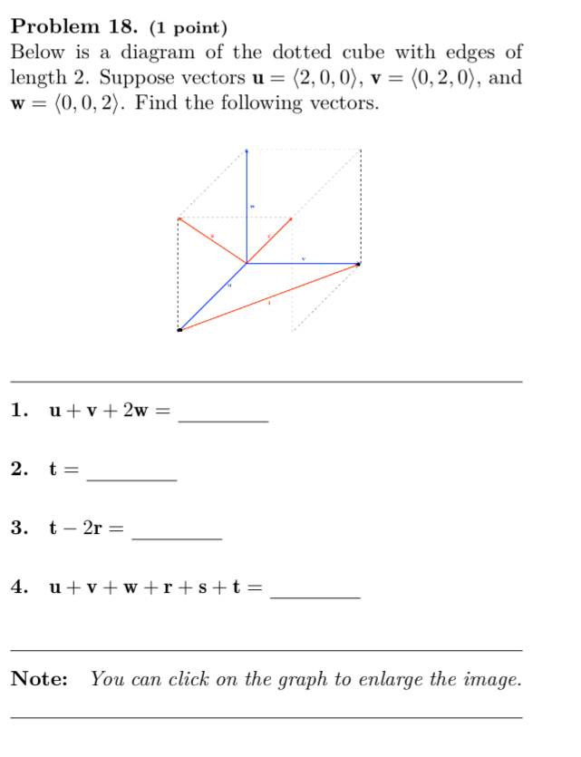 Solved Problem 18. (1 ﻿point)Below is ﻿a diagram of ﻿the | Chegg.com