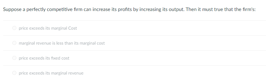 Solved Suppose a perfectly competitive firm can increase its | Chegg.com