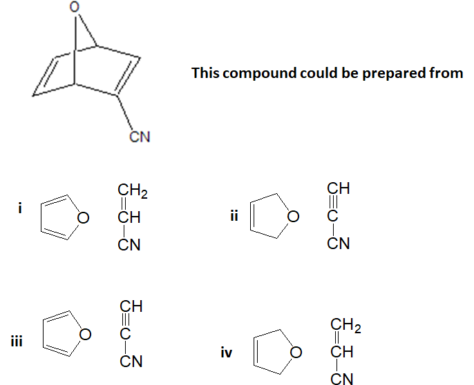 Solved This compound could be prepared from CN CH i CH2 II | Chegg.com