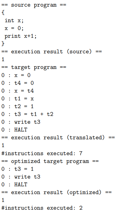 Solved Making translator.ml and optimizer.ml(from given | Chegg.com