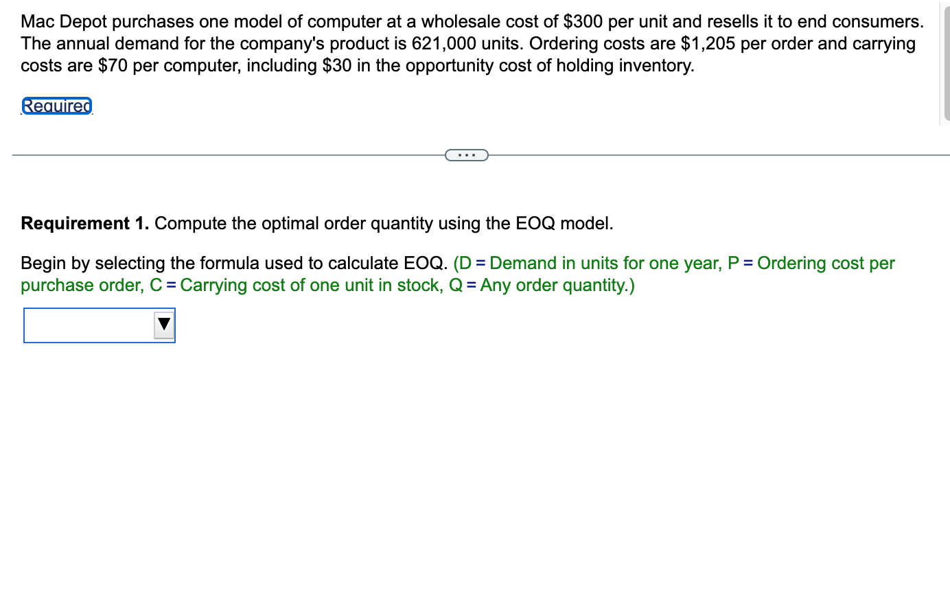 Solved Mac Depot purchases one model of computer at a | Chegg.com